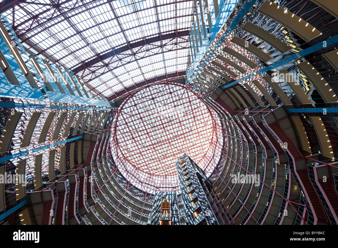skylight, James R Thompson Center, Chicago, Illinois, USA Stock Photo ...