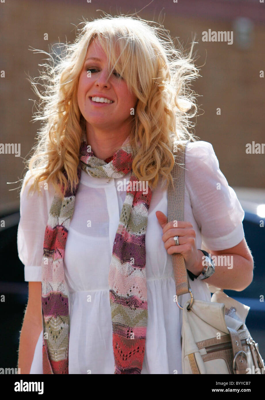 Lisa Carrick Manchester United players arrive at Old Trafford to watch ...