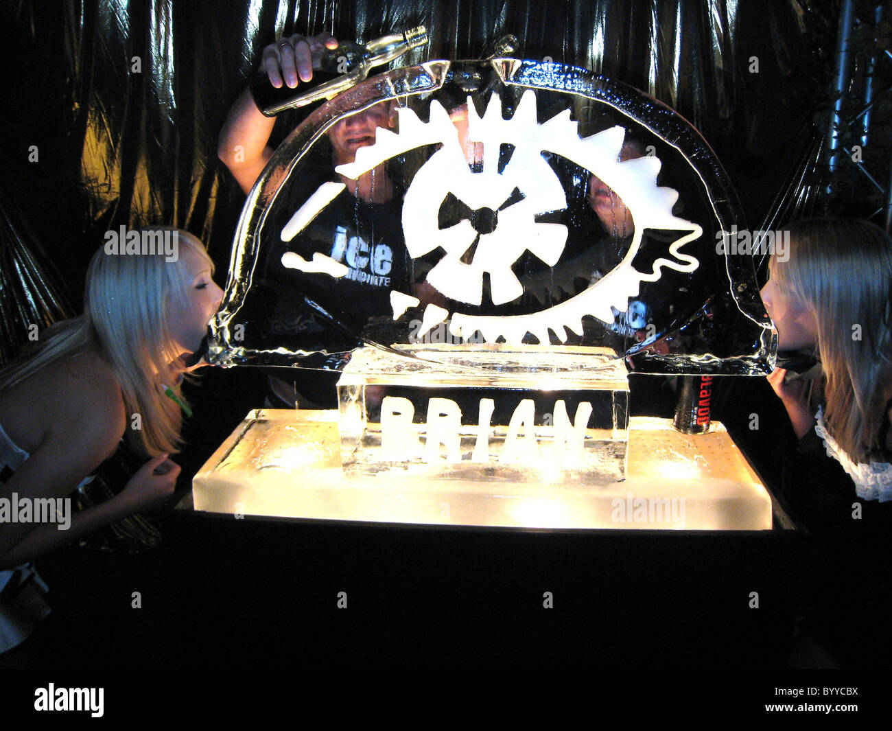 Amanda Marchant and Samantha Marchant Big Brother 8 wrap party held at ...