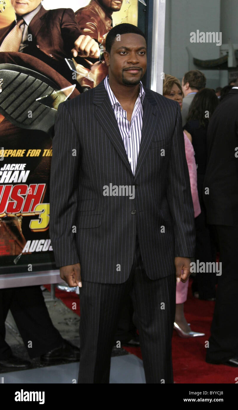 Chris Tucker LA premiere of 'Rush Hour 3' at the Grauman's Chinese ...