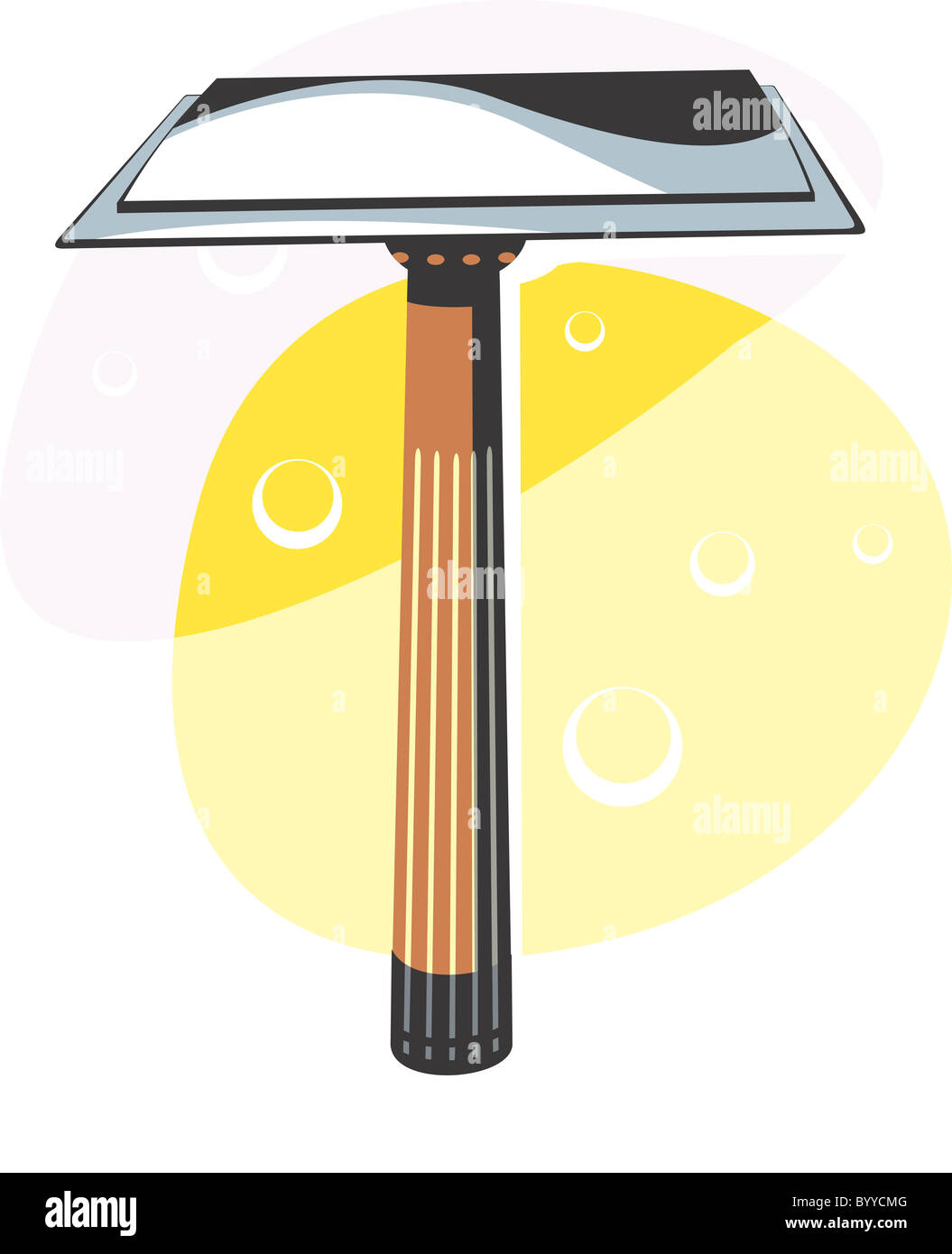 Male shaving illustration hi-res stock photography and images - Alamy