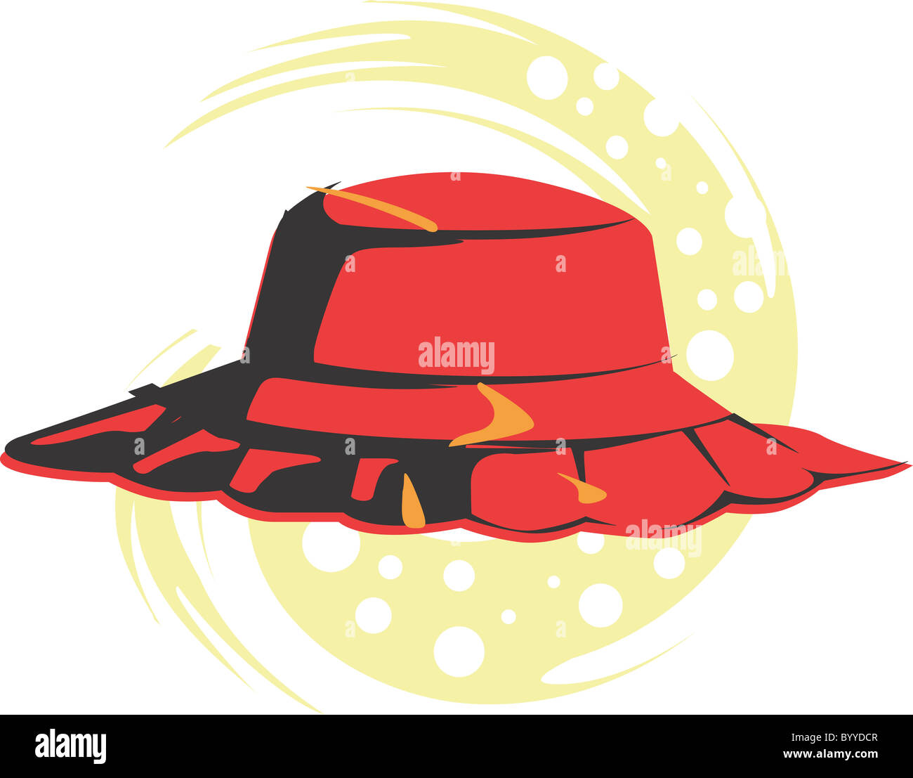 Red trilby hat hi-res stock photography and images - Alamy