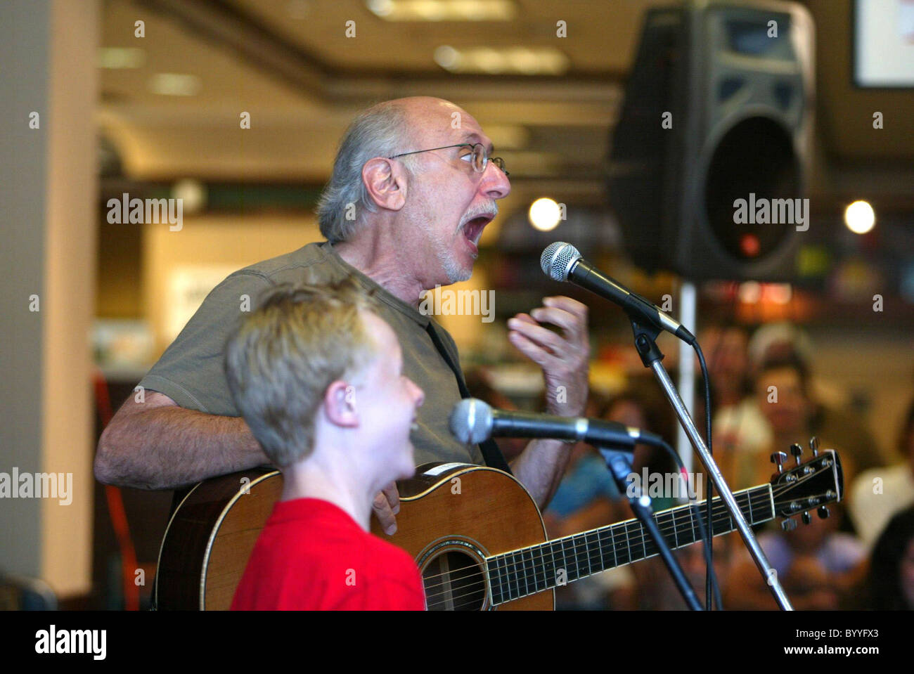 Peter Yarrow formerly of the folk group "Peter Paul and Mary" signs ...