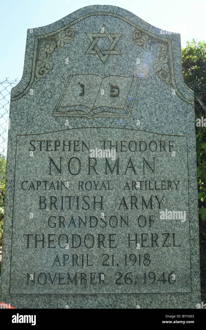 Stephan Norman, the remaining grandchild of the founder of Israel ...