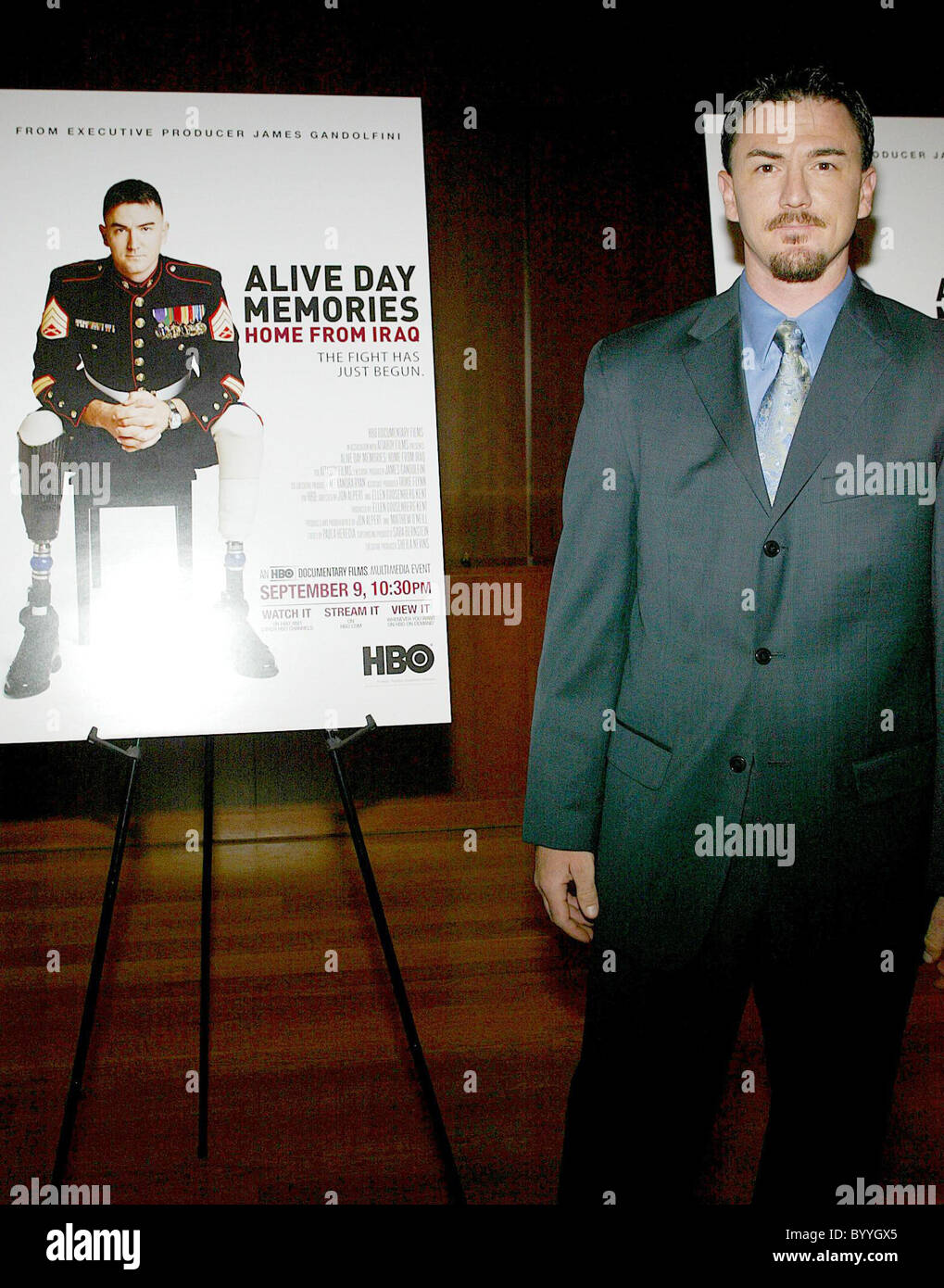 Sergeant John Jones US Marines The Premiere of HBO Film Alive Day ...