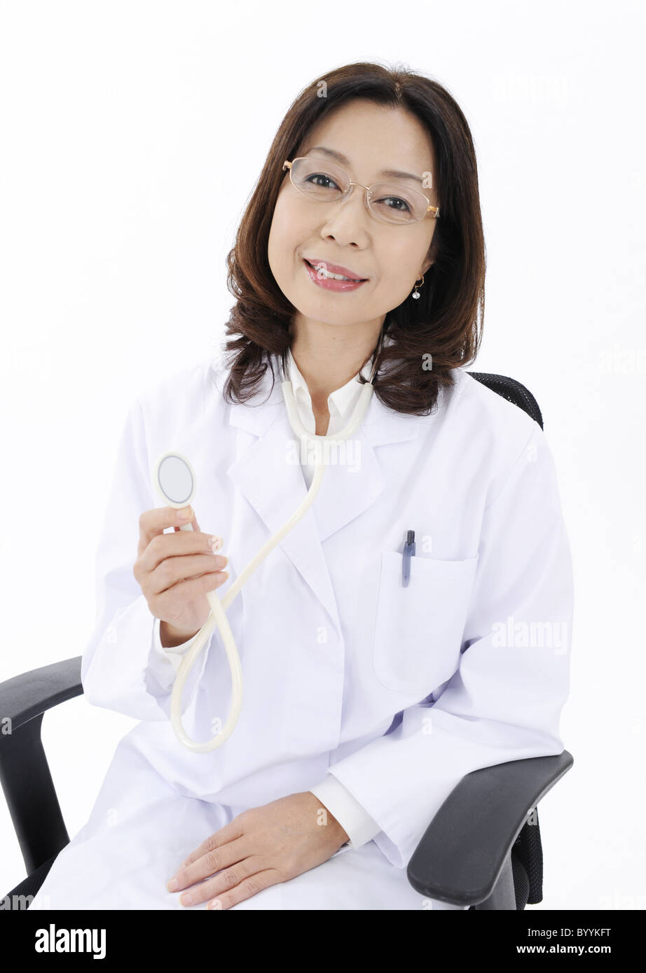 Female doctor holding stethoscope Stock Photo - Alamy Female doctor holding stethoscope Stock Photo - Alamy