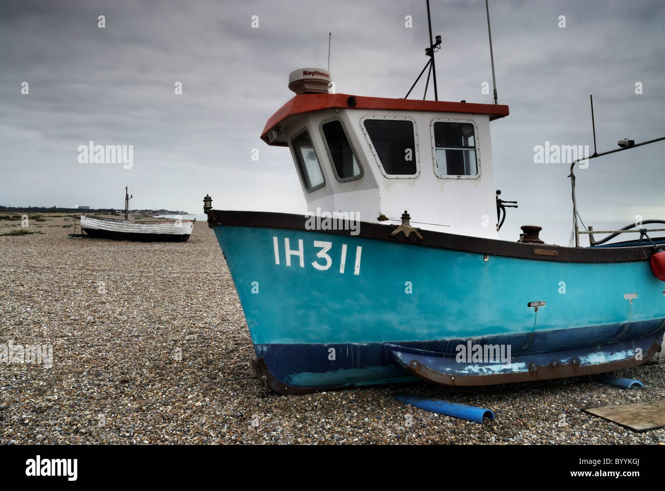 Fishing boats on Aldeburgh beach,suffolk,england,uk Stock Photo - Alamy
