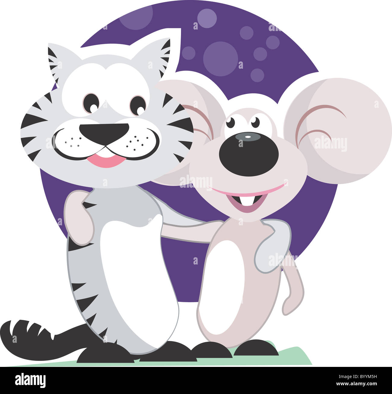 Cat and rat Stock Photo - Alamy