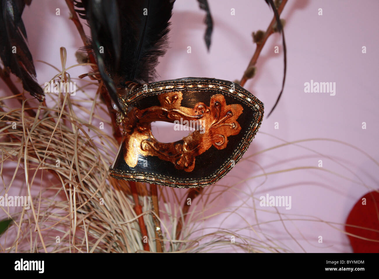 Venezian mask detail Stock Photo - Alamy