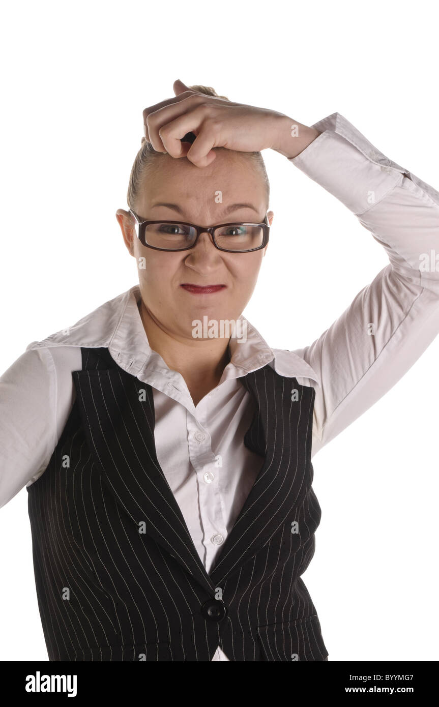 Which scratches the head hi-res stock photography and images - Alamy