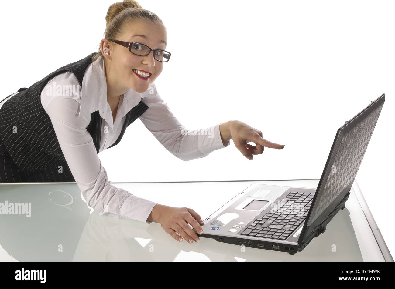 Buchhaltung frau hi-res stock photography and images - Alamy