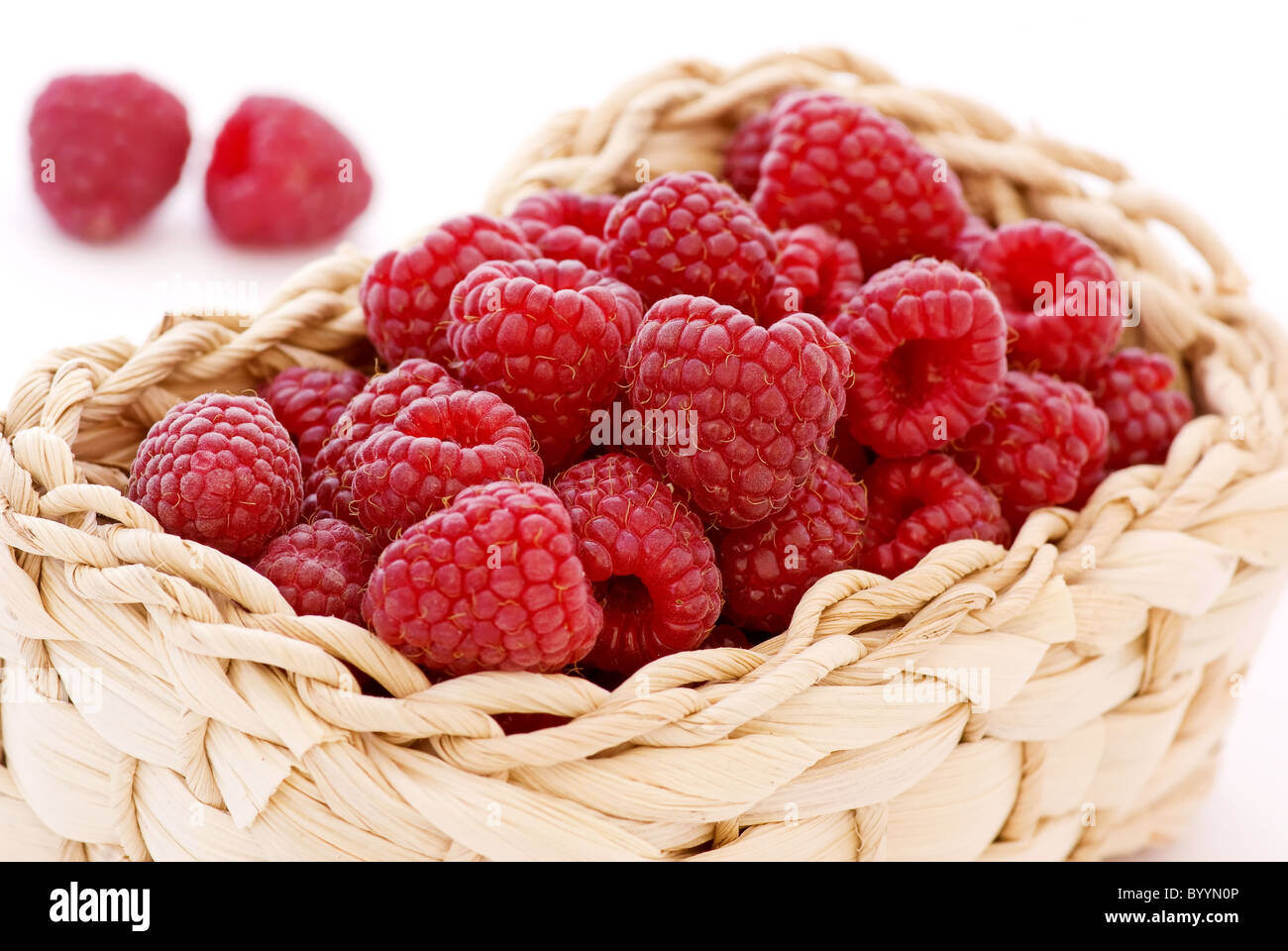 Basket raspberries and fruit hi-res stock photography and images - Alamy