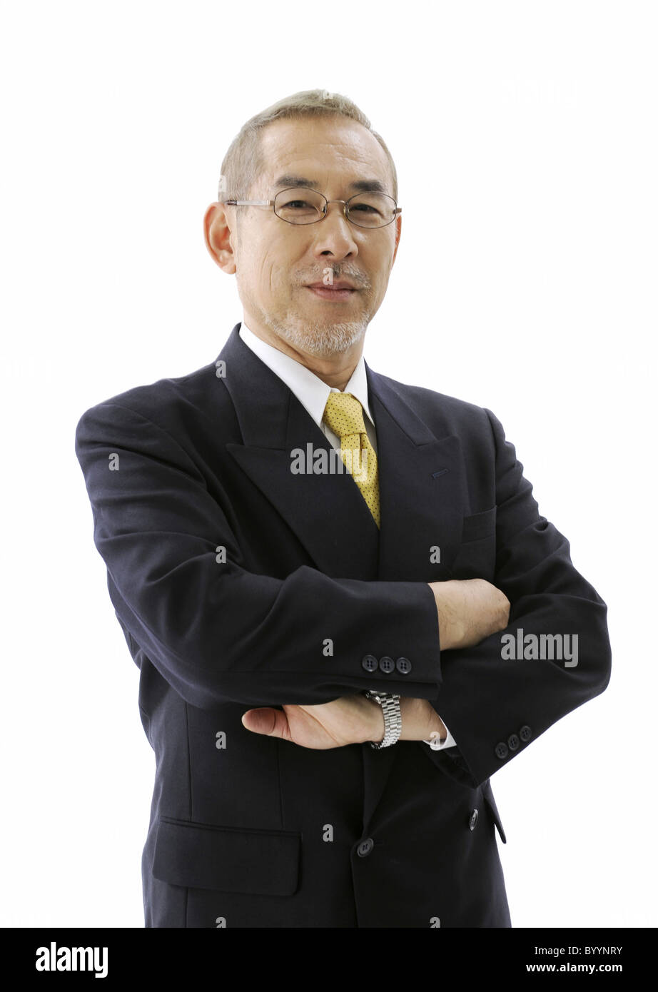 Businessman folding arms hi-res stock photography and images - Alamy