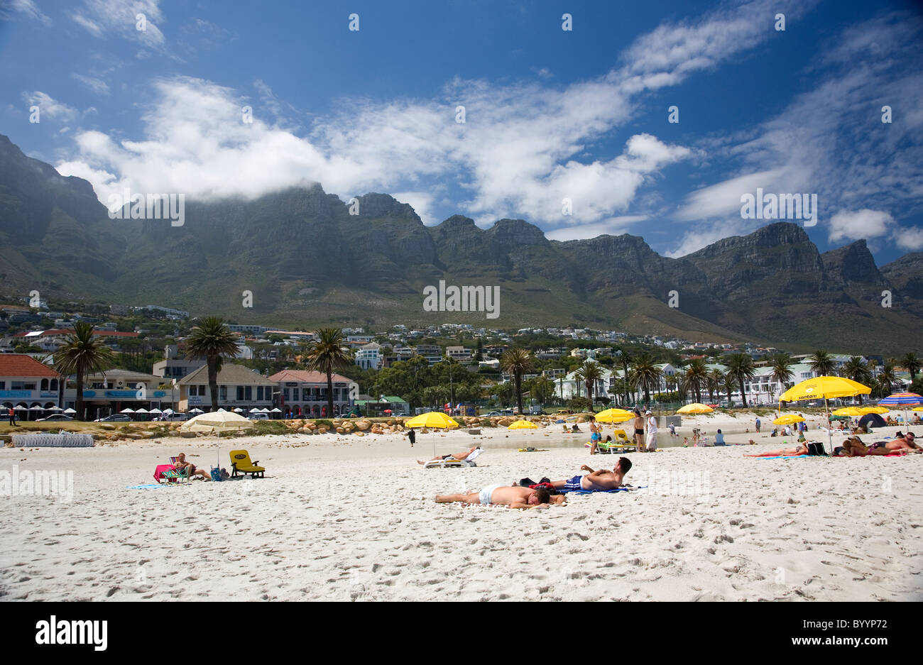 Camps Bay Beach in Cape Town Stock Photo - Alamy