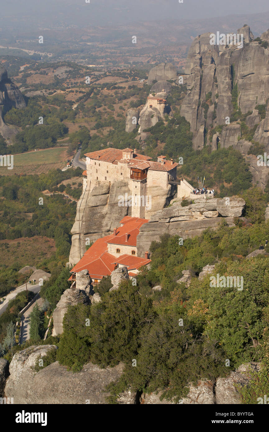 Holy Monastery of Rousanou Stock Photo - Alamy