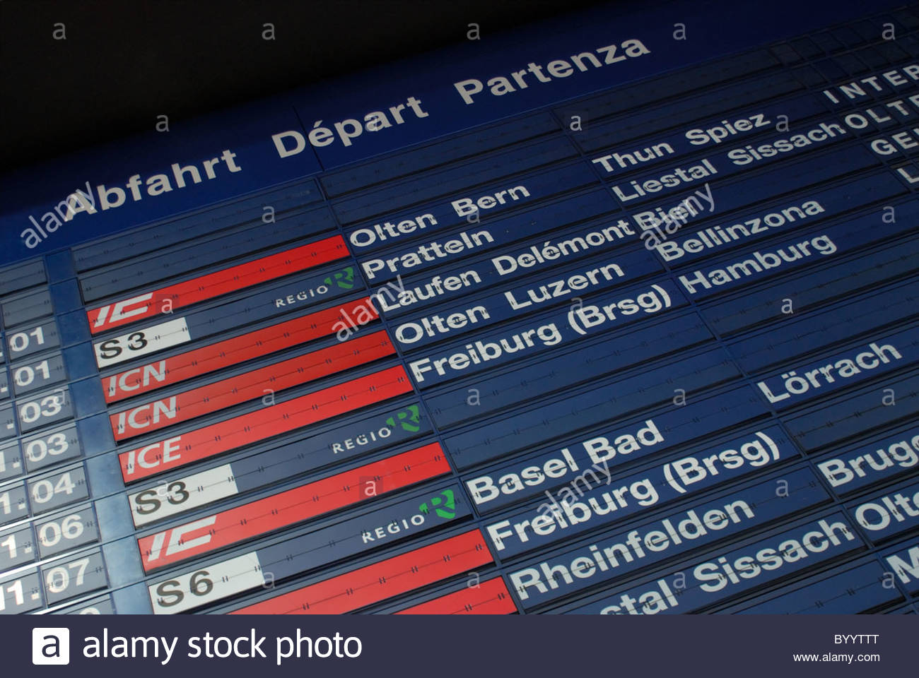 Basel Sbb Railway Station Stock Photos & Basel Sbb Railway Station ...