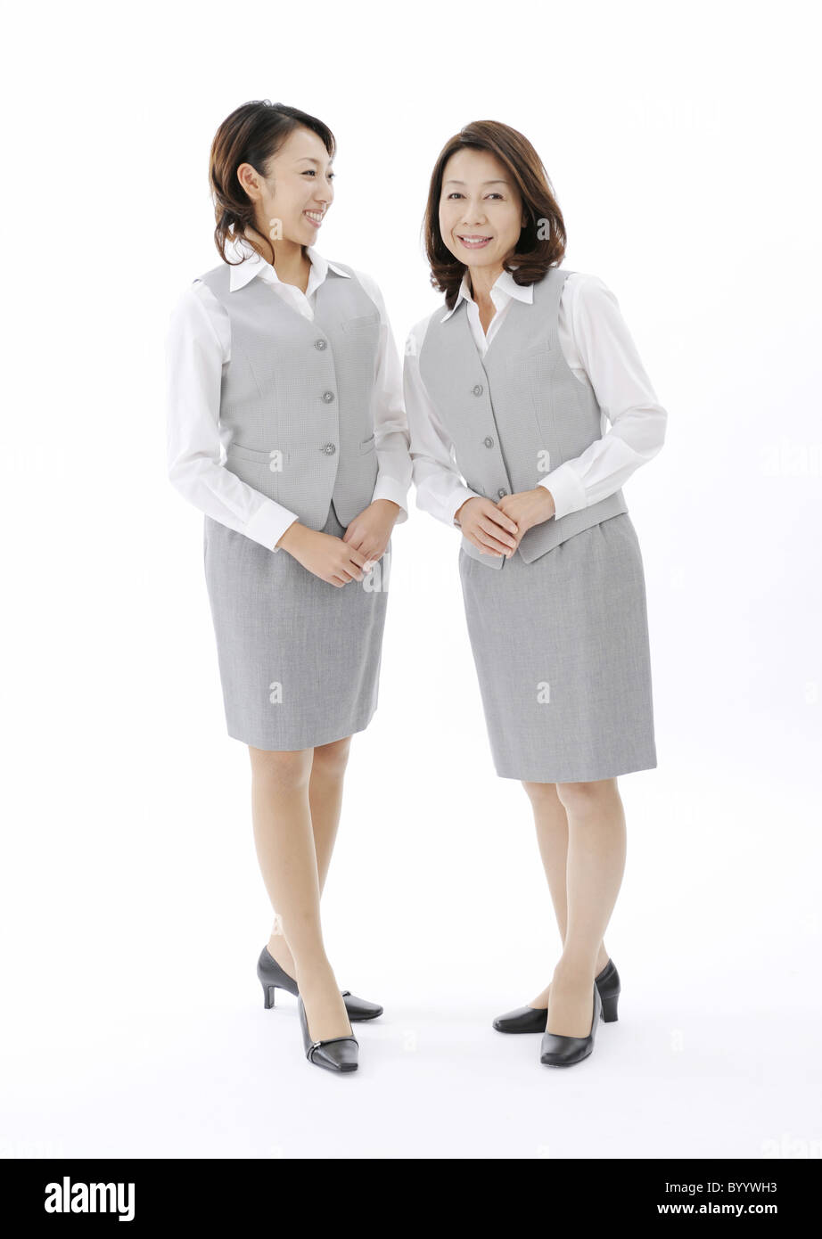 Smiling office workers Stock Photo - Alamy