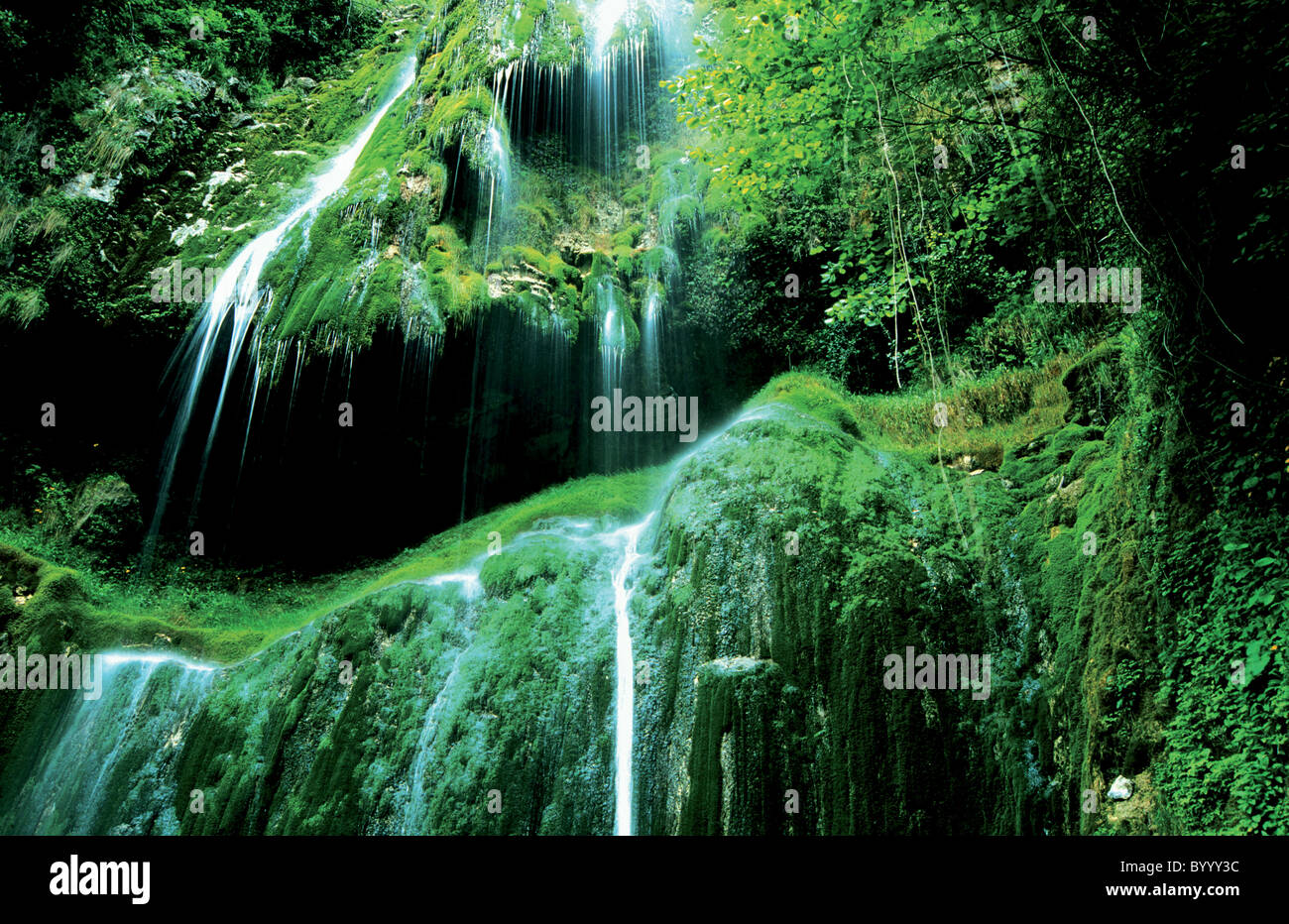 Waterfall, Ponga, Asturias, Spain Stock Photo - Alamy