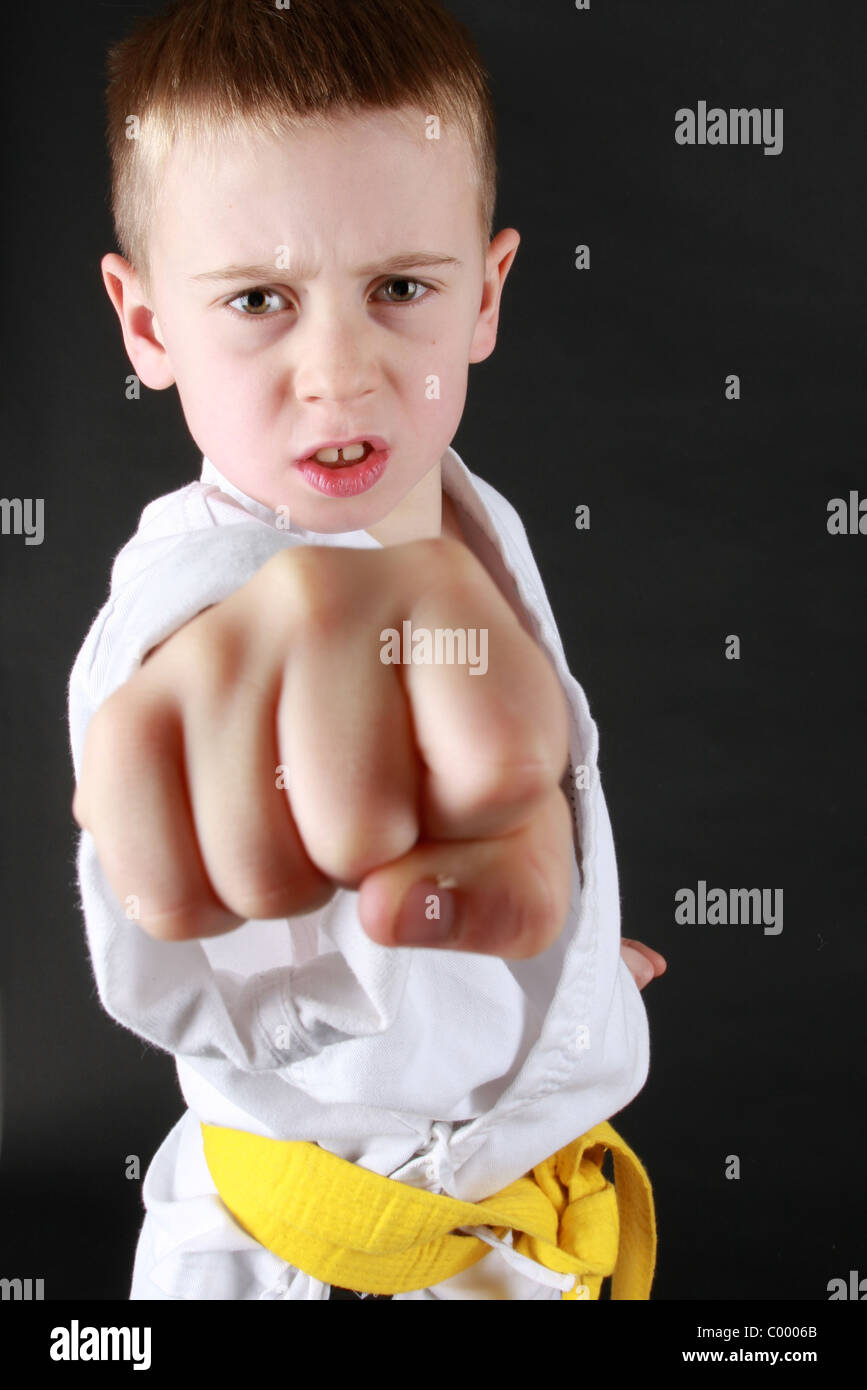 Children karate stance hi-res stock photography and images - Alamy