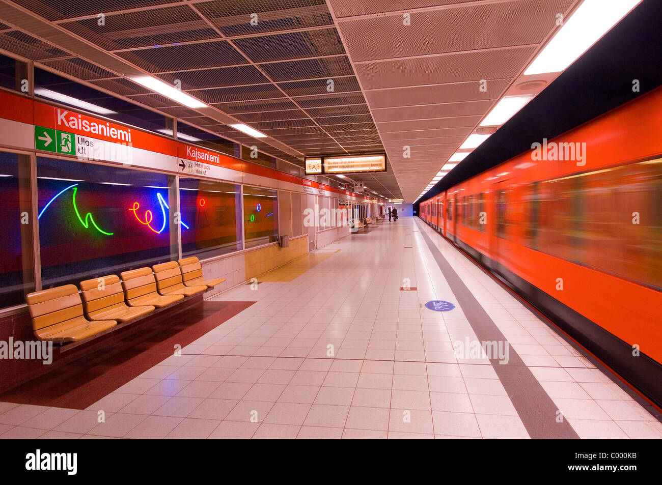 Kaisaniemi station on the Helsinki underground,Finland Stock Photo - Alamy