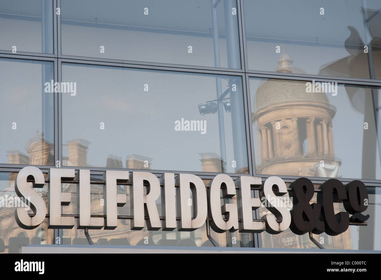 Reflection of The Triangle Shopping complex in the glass facade of ...