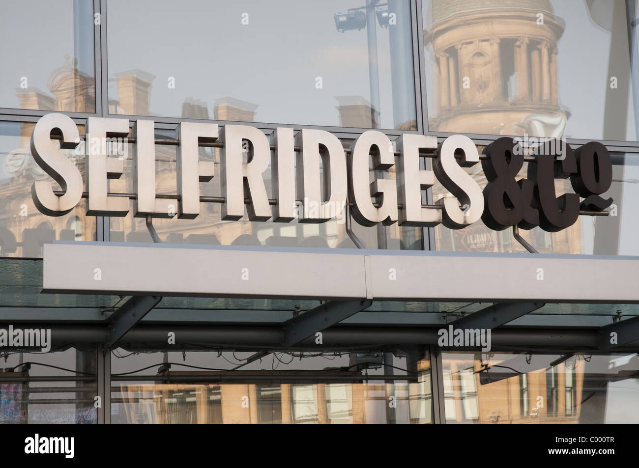 Reflection of The Triangle Shopping complex in the glass facade of ...