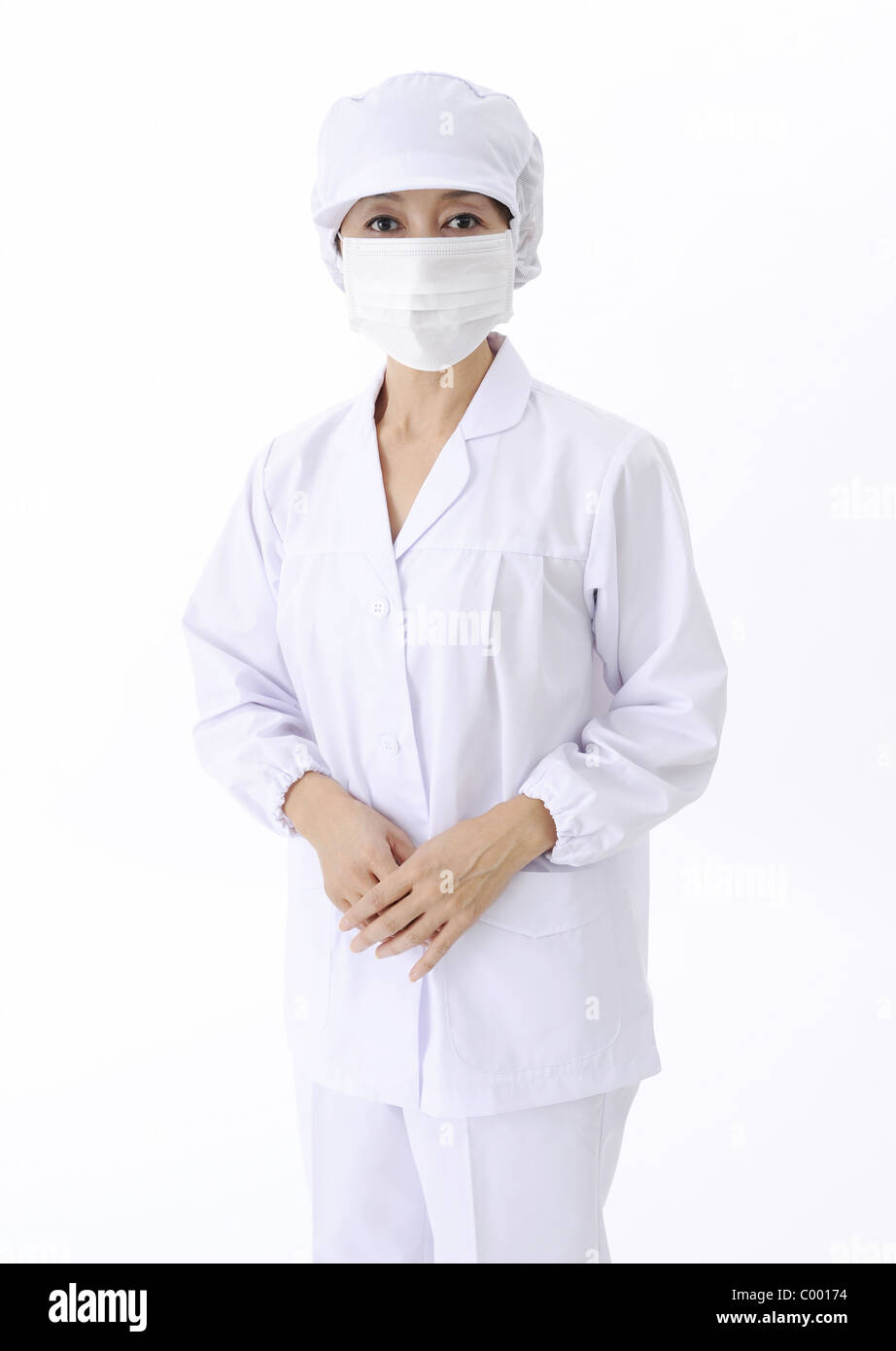 Factory worker wearing work clothing Stock Photo - Alamy