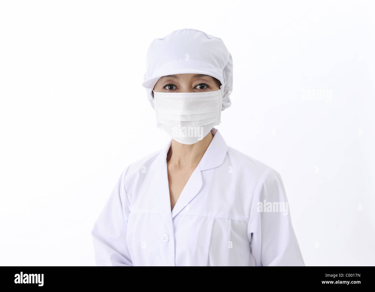 Factory worker wearing work clothing Stock Photo - Alamy
