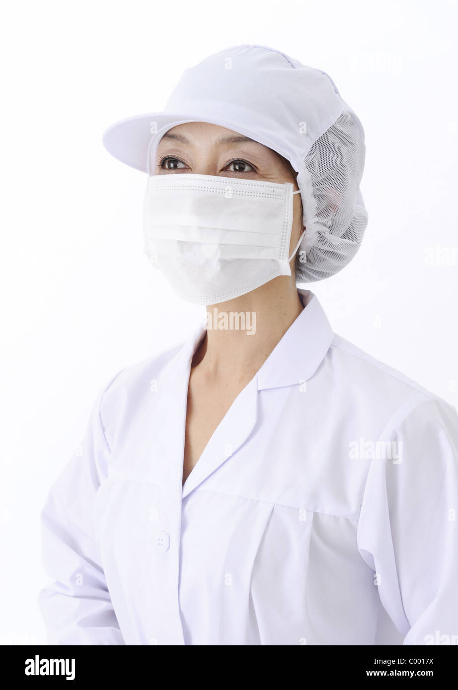 Factory worker wearing work clothing Stock Photo - Alamy