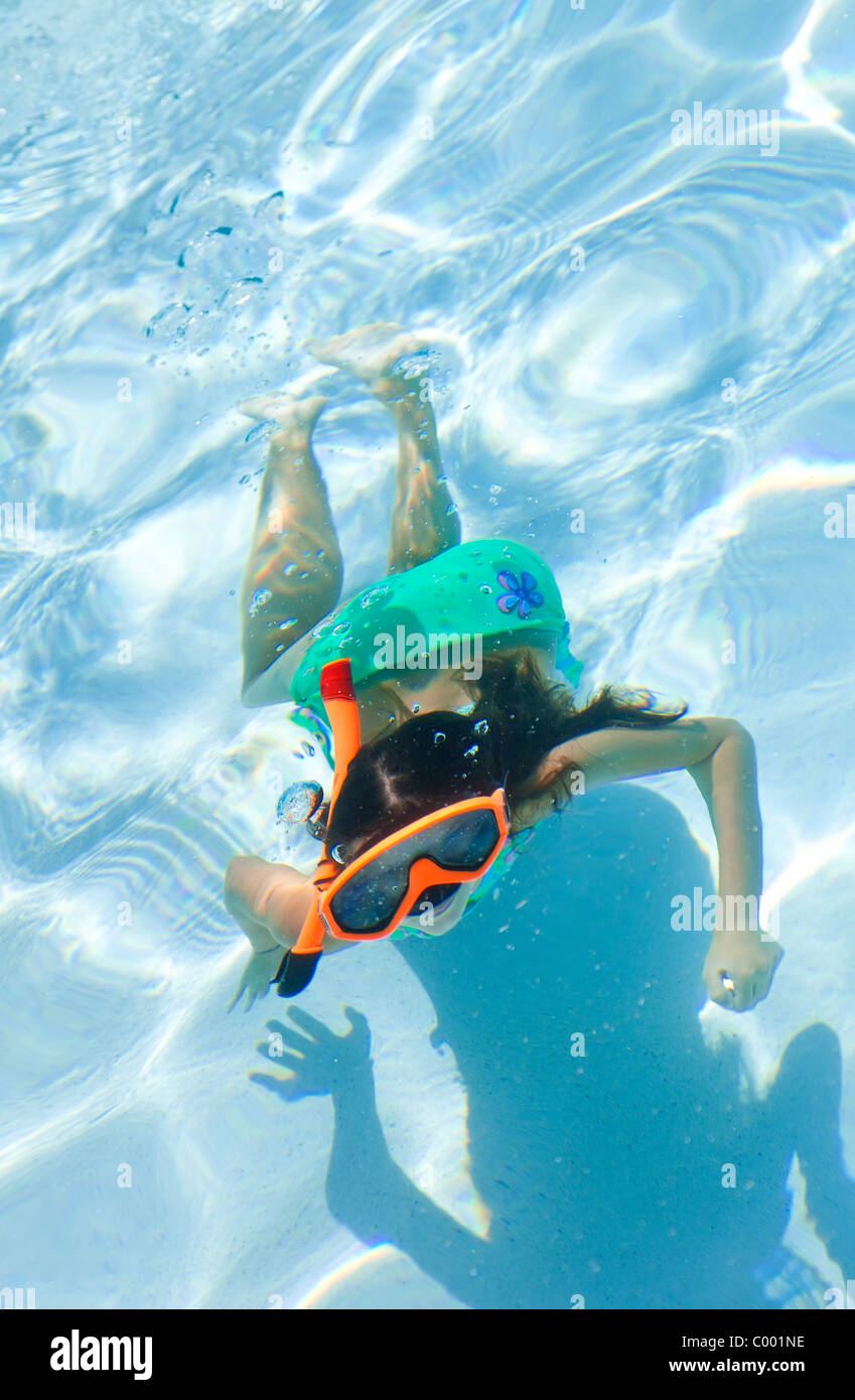 Child Underwater Snorkel High Resolution Stock Photography and Images ...