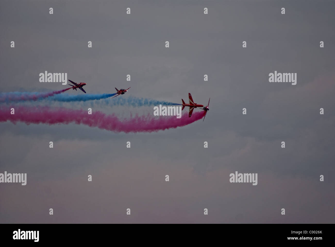 Red Arrows Display 2010 Stock Photo - Alamy