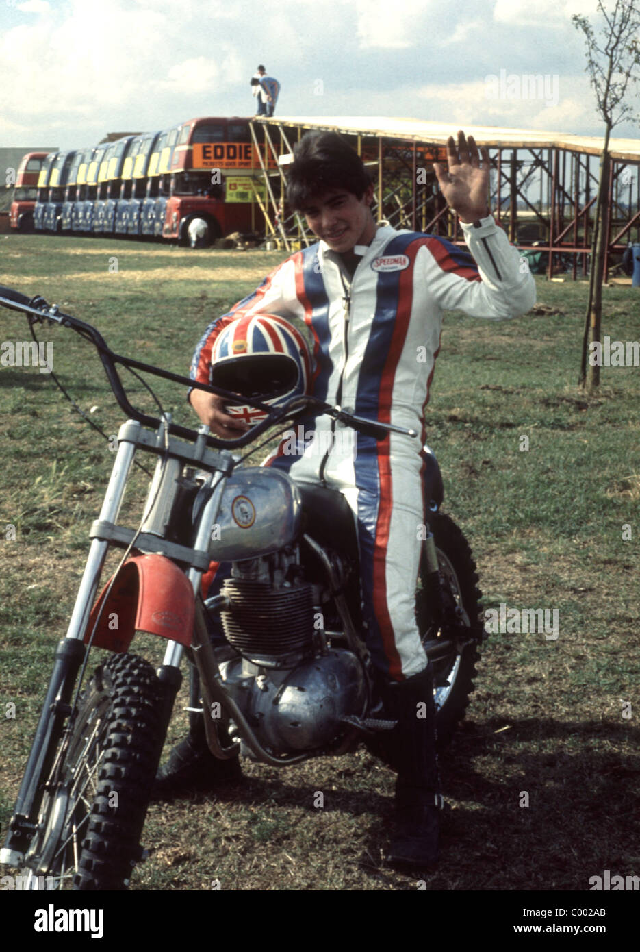 Motorcycle stuntman hi-res stock photography and images - Alamy