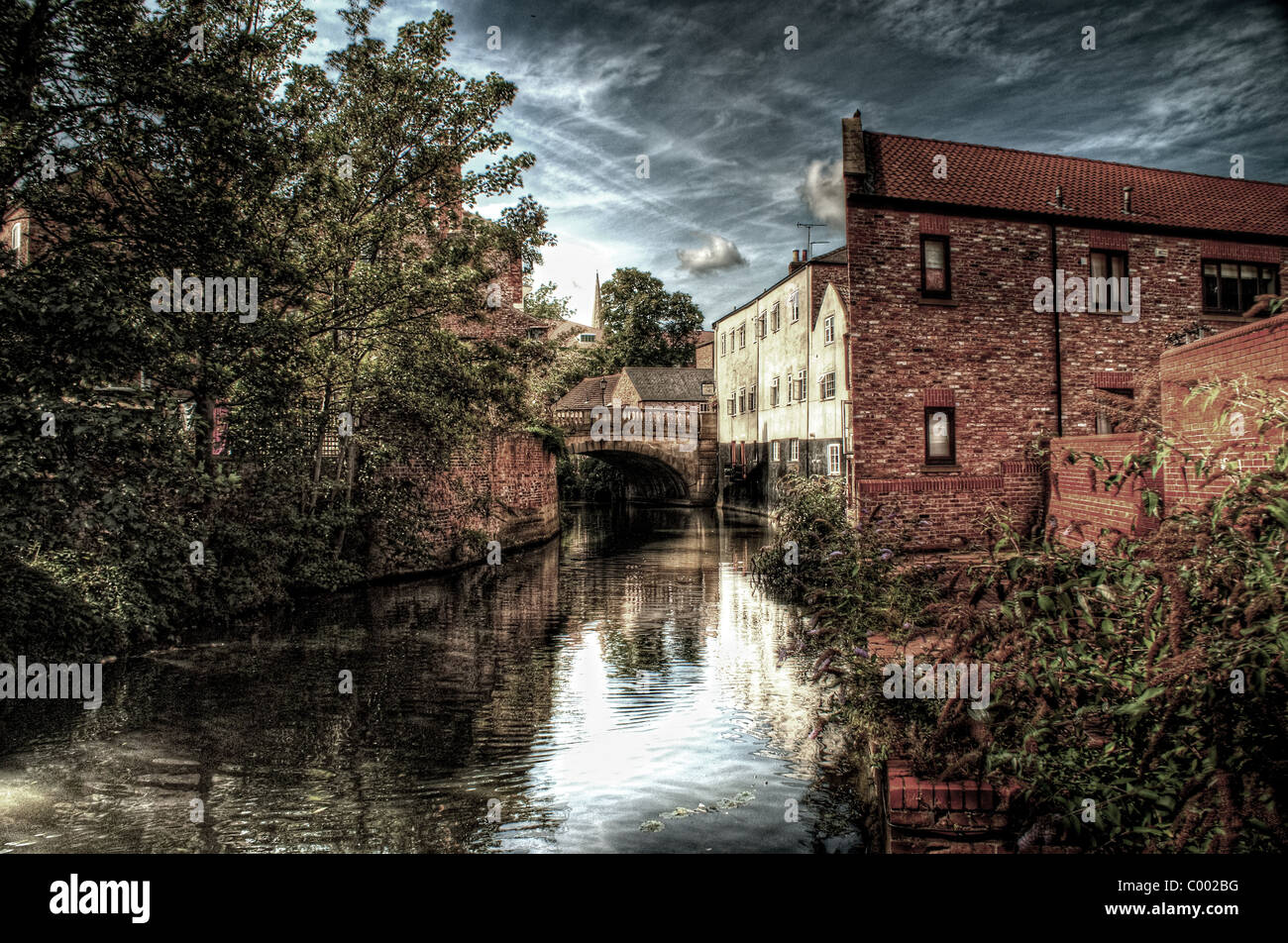 Foss bridge york hi-res stock photography and images - Alamy