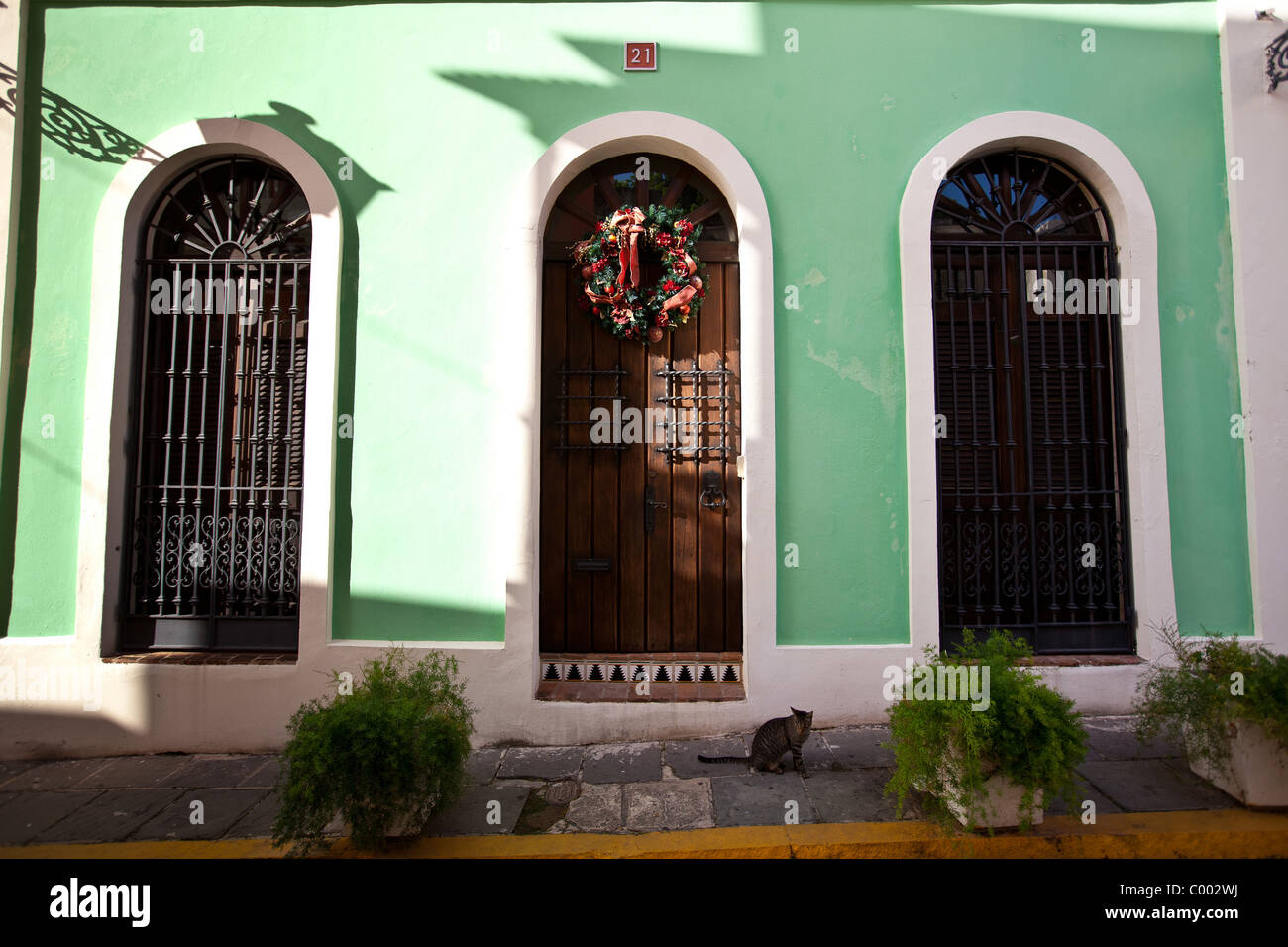 Historic traditional home in Old San Juan, Puerto Rico Stock Photo - Alamy