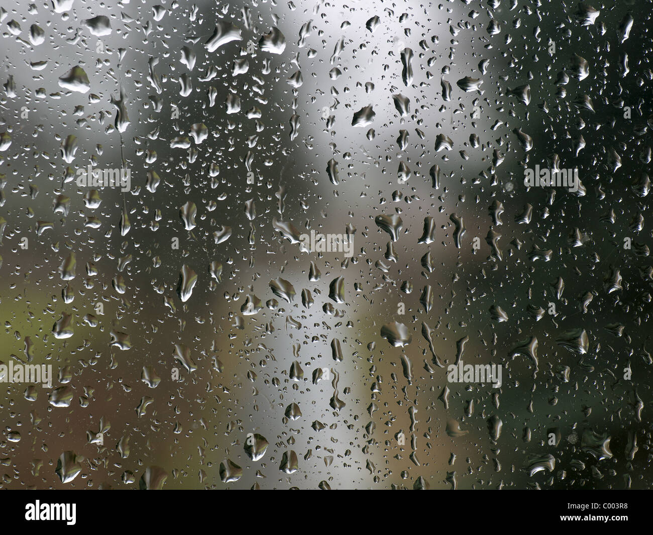 Raindrops on a window Stock Photo - Alamy