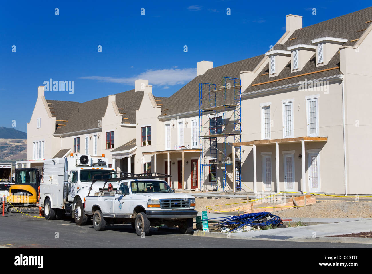 New home construction, Salt Lake City, Utah, USA Stock Photo - Alamy