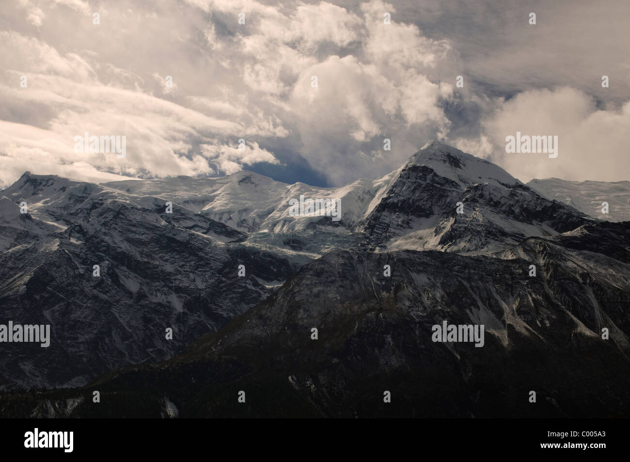 high altitude scenery in the Annapurna region of Nepal Stock Photo - Alamy