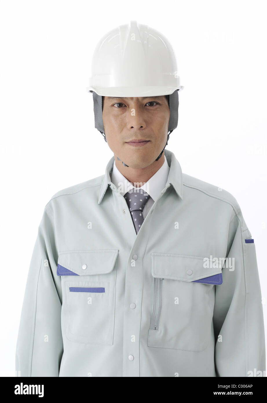 Portrait of worker Stock Photo - Alamy