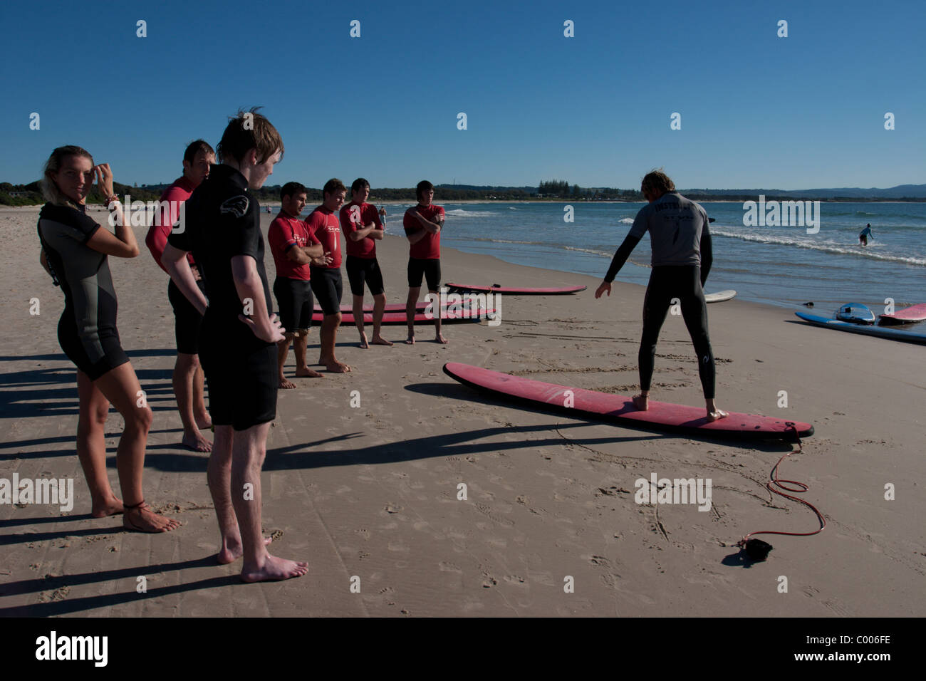 Surf lesson hi-res stock photography and images - Alamy