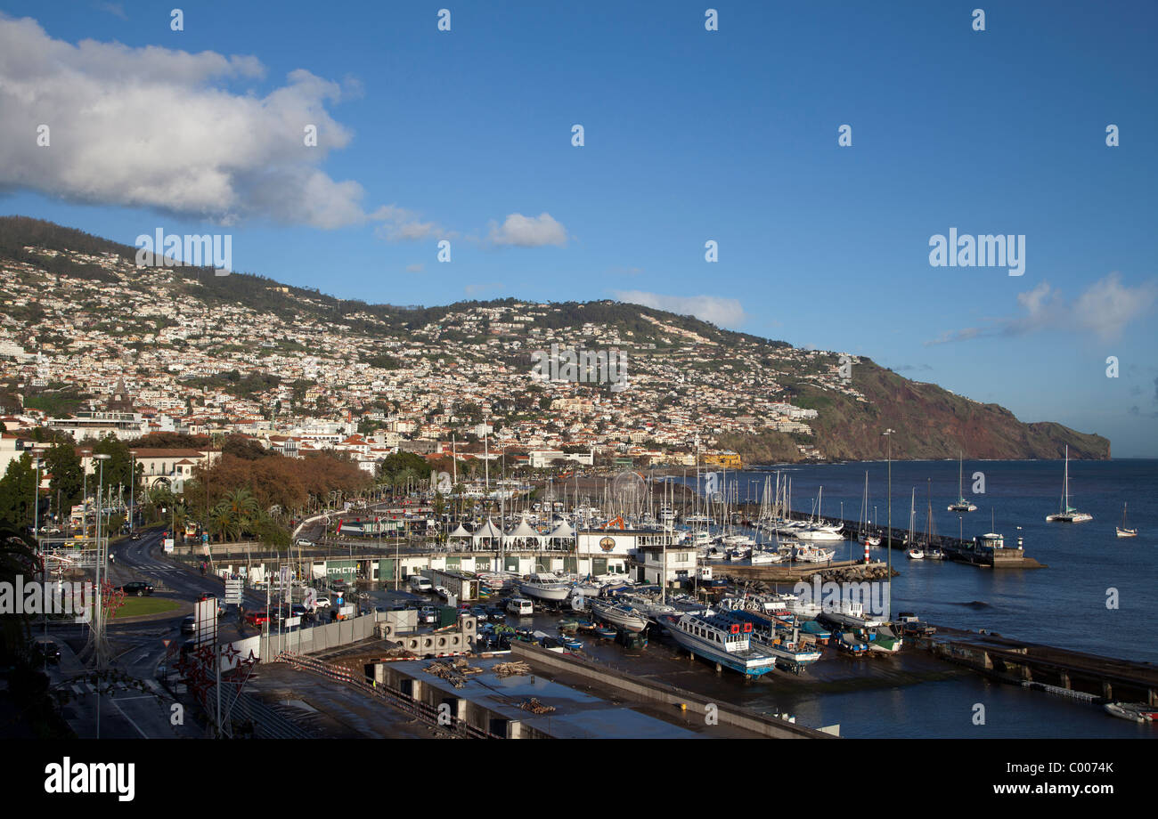 Funchal harbour Madeira Stock Photo - Alamy