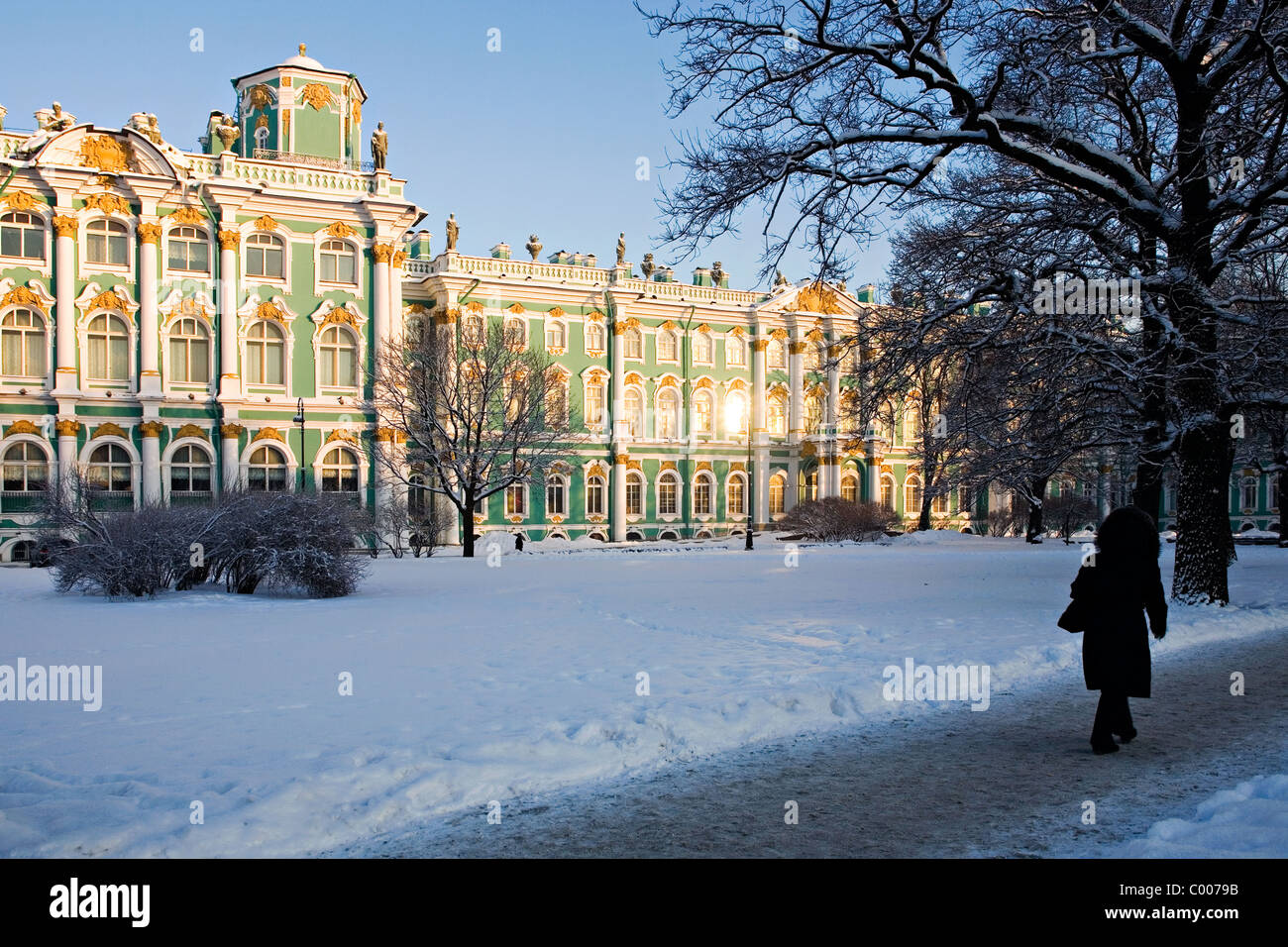 St Petersburg Winter Palace Snow High Resolution Stock Photography and ...