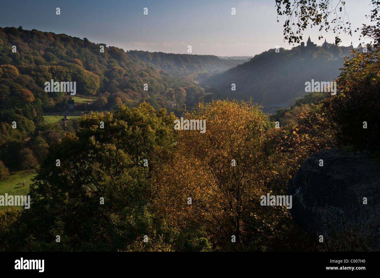 Autumn in the Churnet Valley Stock Photo - Alamy