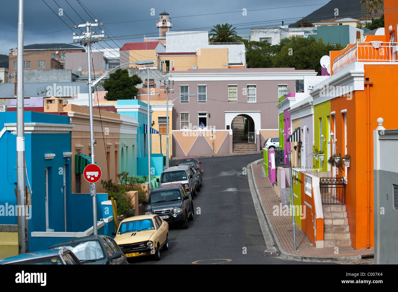 A street in Bo Kaap Cape Town South Africa Stock Photo - Alamy