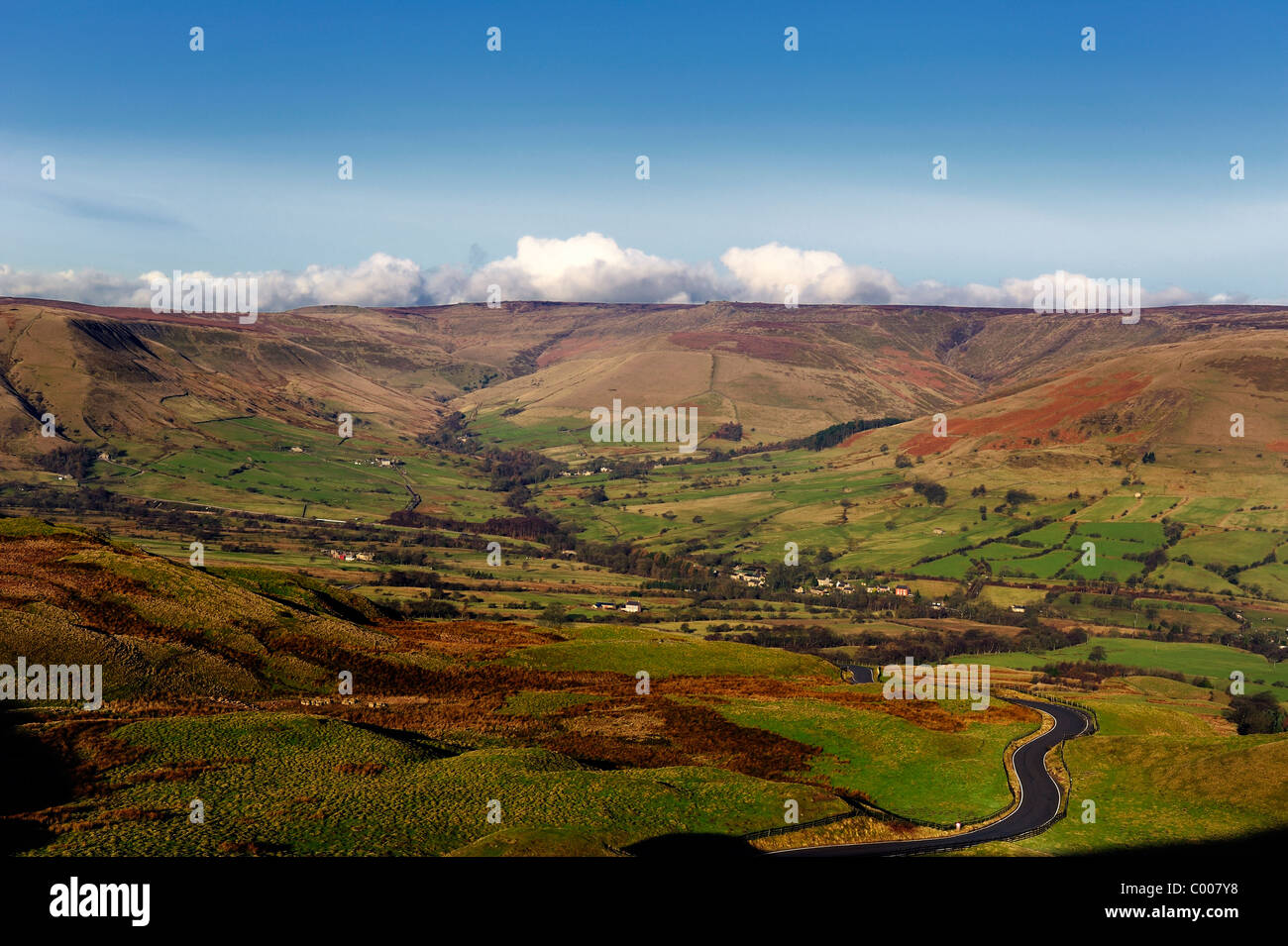 edale derbyshire peak district england uk Stock Photo - Alamy