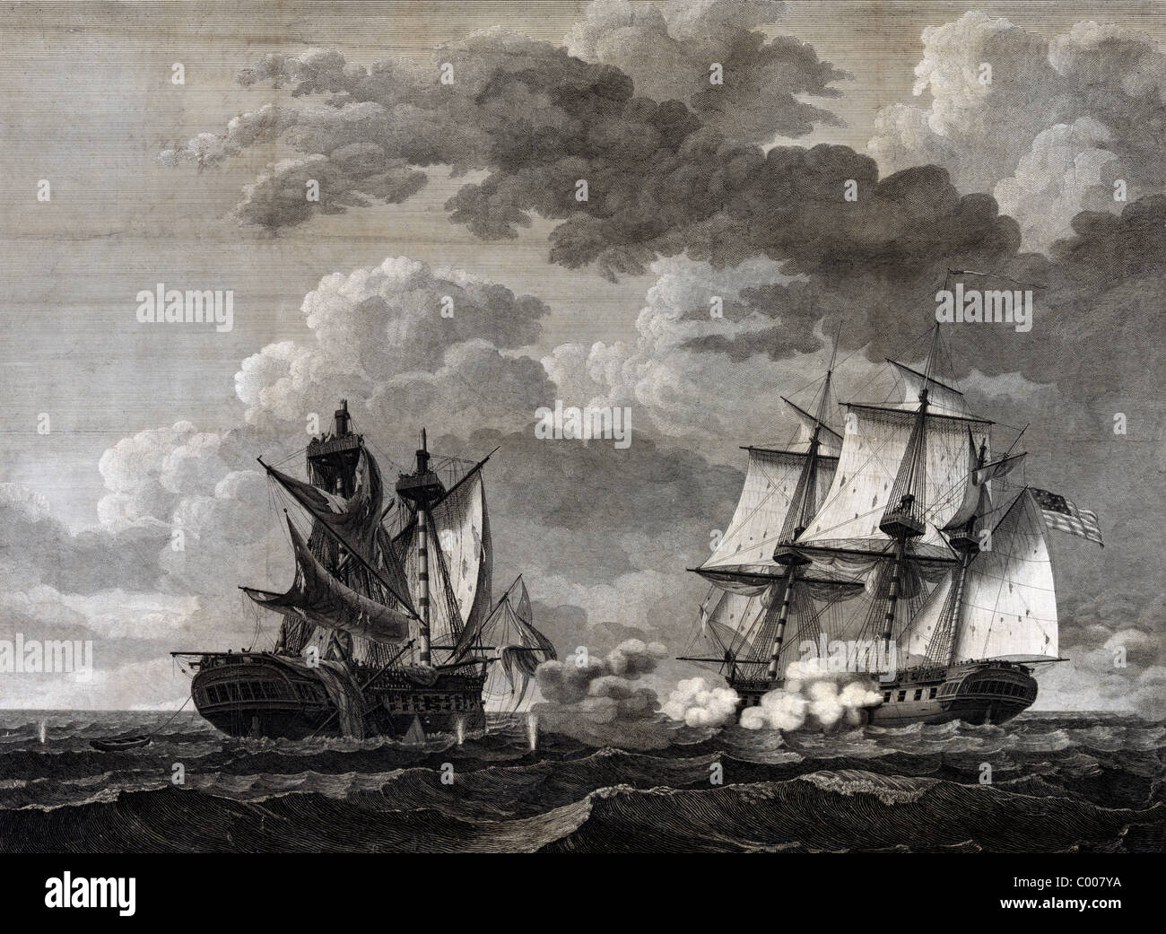 Capture of H.B.M. Frigate Macedonian, Capt. J.S. Carden by the U.S ...