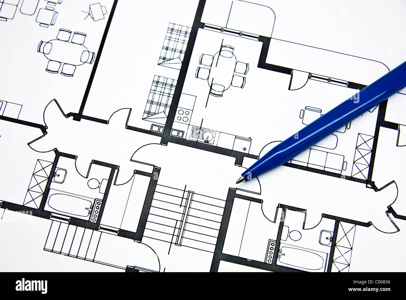 Apartment floor plan hi-res stock photography and images - Alamy