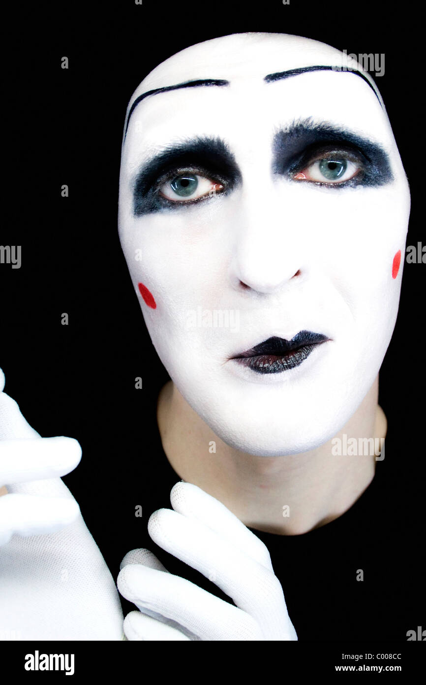 Sad Mime Makeup