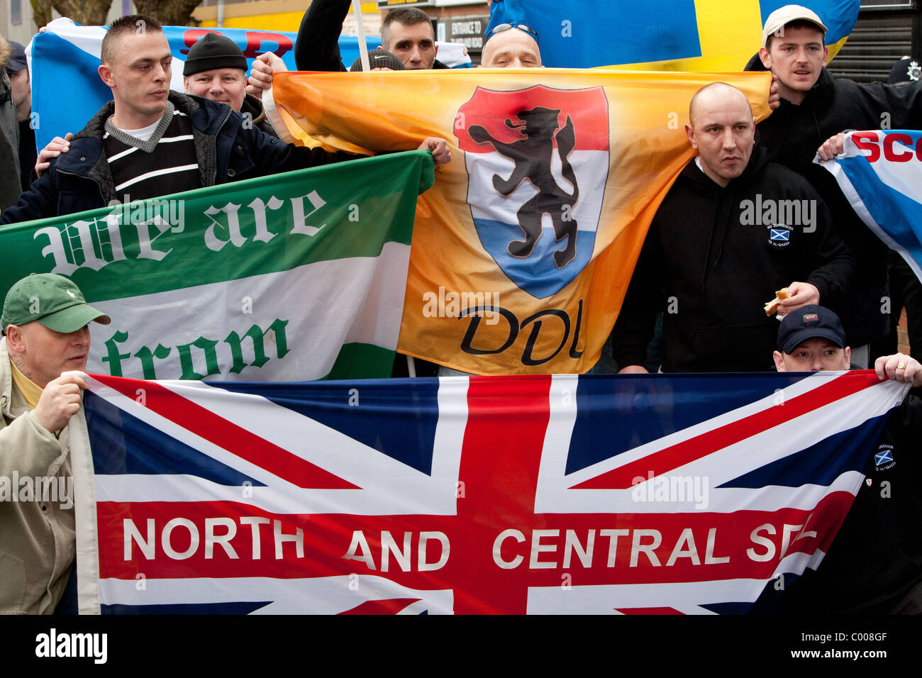 Union Jack English Defence League High Resolution Stock Photography and ...