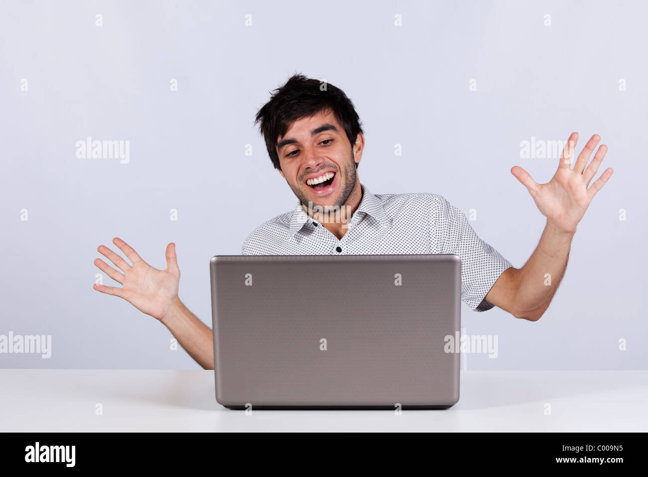 Happy 20 something man hi-res stock photography and images - Alamy