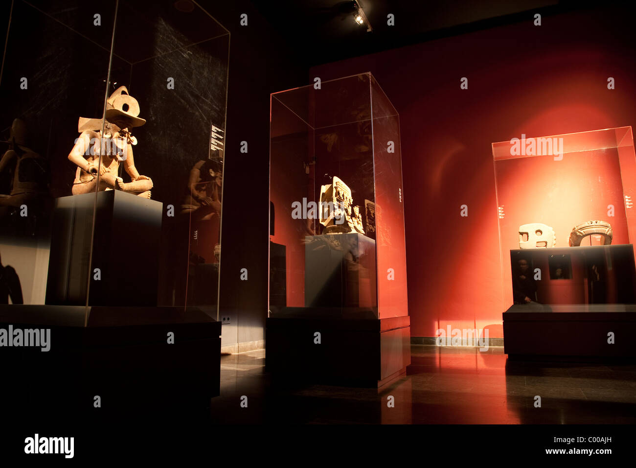 Interior of Barbier-Mueller Art Precolombi Museum in Barcelona ...